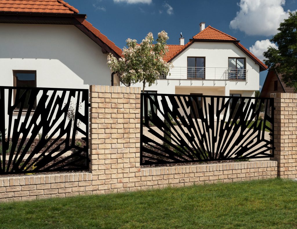 Panou gard decorativ GEO 08 - DecoratiuniMetalice.ro